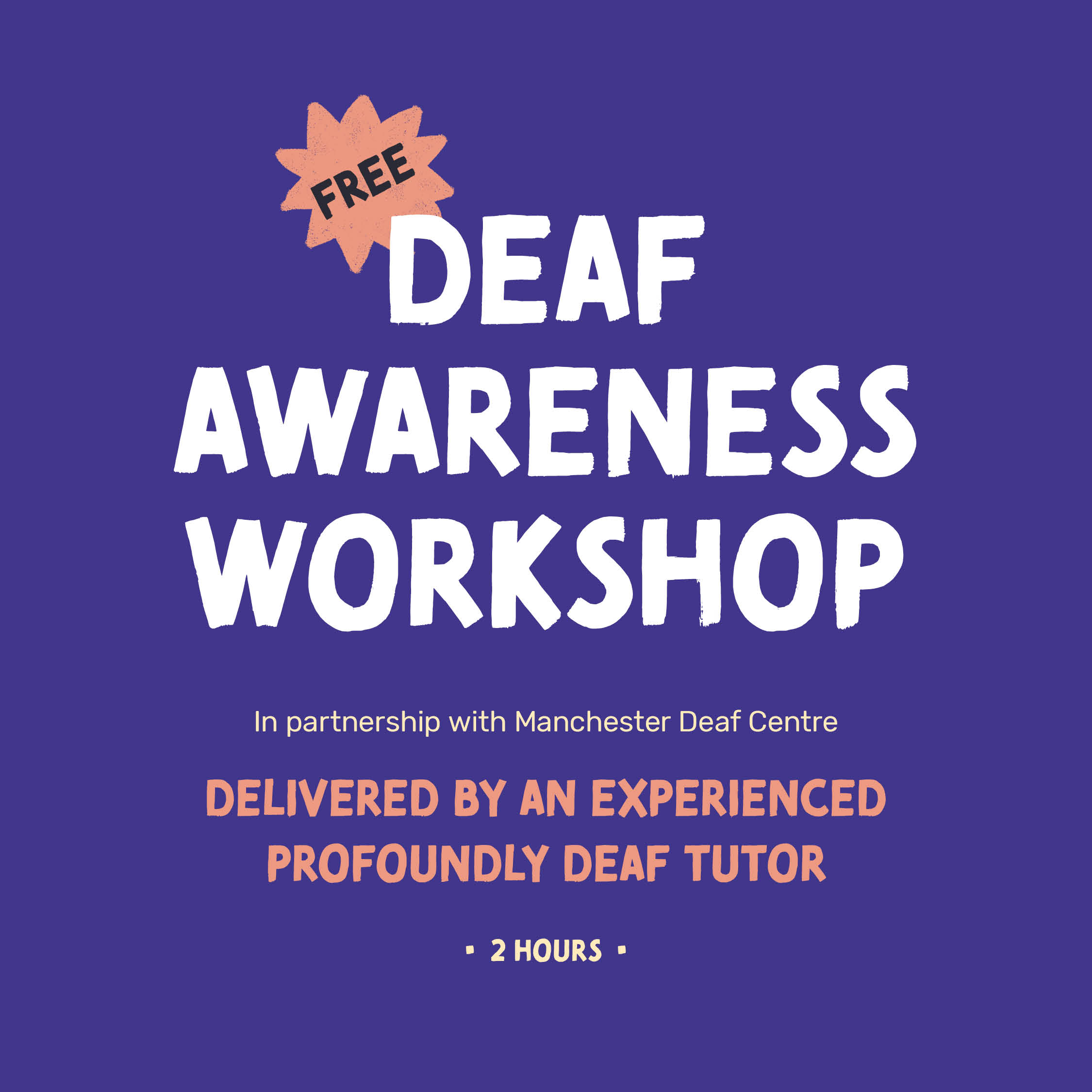 Deaf Awareness Course - Online - Z-arts